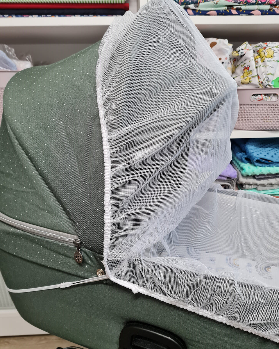 Insektu tīkls ratiem, universāls – Audumustudija